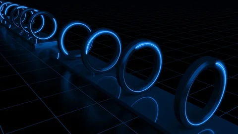 Blue abstract loop night club background... | Stock Video | Pond5