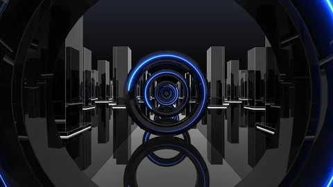 Blue abstract loop night club background... | Stock Video | Pond5