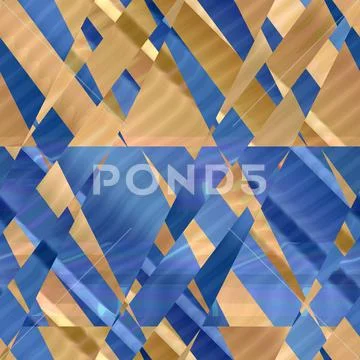 Blue and Gold Hash Pattern: Graphic #149957809