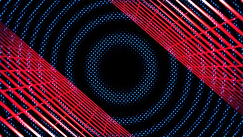 Blue and Red Bass Bit Background VJ Loop... | Stock Video | Pond5