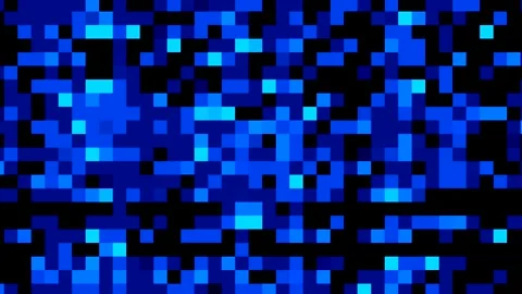 Blue and White Animated Pixels Backgroun... | Stock Video | Pond5