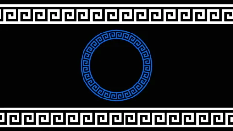 Endless Greek Animation Stock Footage ~ Royalty Free Stock Videos | Pond5