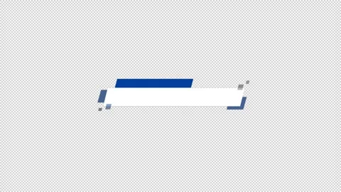 blue and white concise name bar animatio... | Stock Video | Pond5
