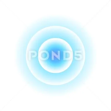 Blue and white rings. Sound wave wallpaper. Radio station signal ...