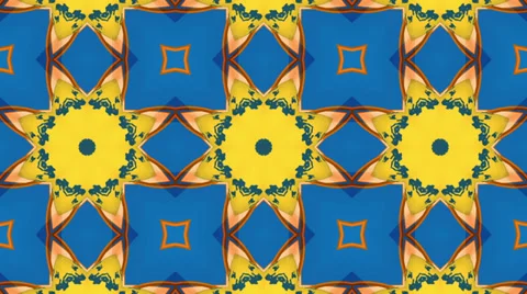 Blue and yellow medley background, loop | Stock Video | Pond5