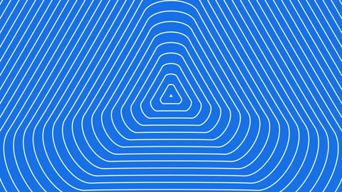 Blue animated background with concentric... | Stock Video | Pond5