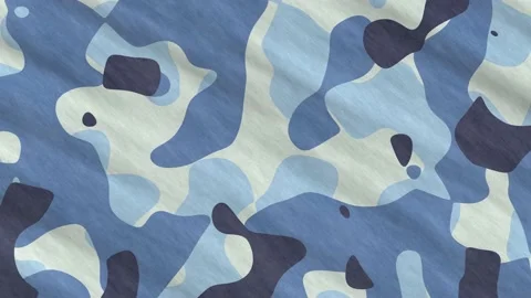 Blue Army Camouflage Background loop. Na... | Stock Video | Pond5