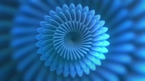 Blue beautiful optical illusion. Motion.... | Stock Video | Pond5