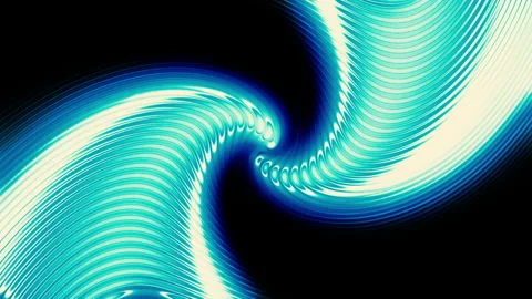 Blue bending light rays moving away on a... | Stock Video | Pond5