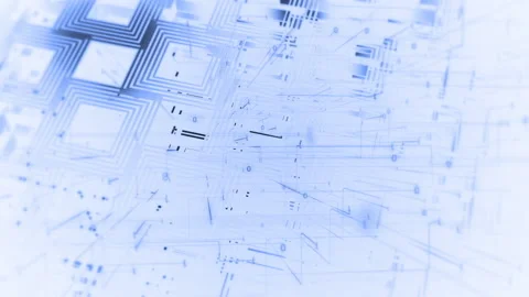 Blue Binary Code Technology Background A... | Stock Video | Pond5