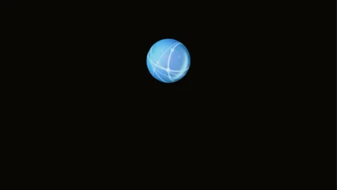 blue bouncing ball ackground and 2d anim... | Stock Video | Pond5