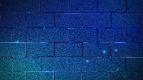 Blue Brick Animated Background | Stock Video | Pond5