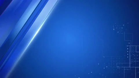 Blue broadcast background. Virtual Studi... | Stock Video | Pond5
