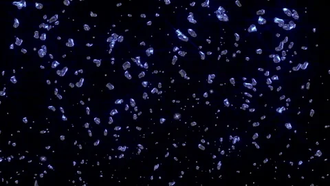 blue bubble particle loop animation | Stock Video | Pond5