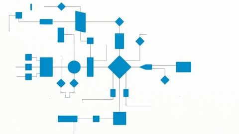 Infographic Flowchart Stock Video Footage | Royalty Free Infographic ...