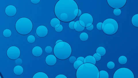 Blue cartoon transparent circle particle... | Stock Video | Pond5