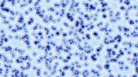 Blue Cells Anime Background | Stock Video | Pond5