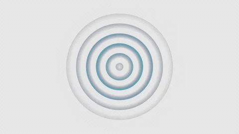 Blue circle wave diffusion animation, al... | Stock Video | Pond5