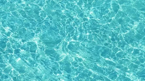 Blue clear water caustic texture, video ... | Stock Video | Pond5