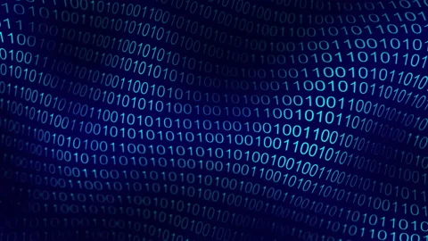 Blue code wave background for business c... | Stock Video | Pond5