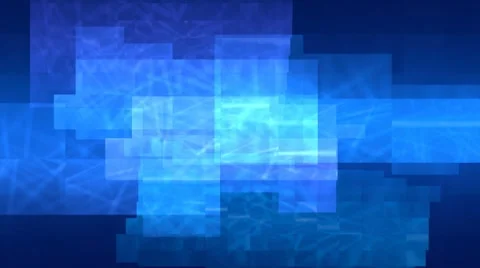 Blue cubist design animated background | Stock Video | Pond5