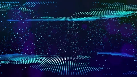 blue data flow 3d bg as digital space. B... | Stock Video | Pond5