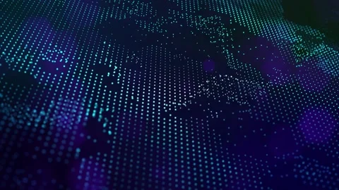 blue data flow 3d bg as digital space. B... | Stock Video | Pond5