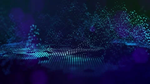 blue data flow 3d bg as digital space. B... | Stock Video | Pond5