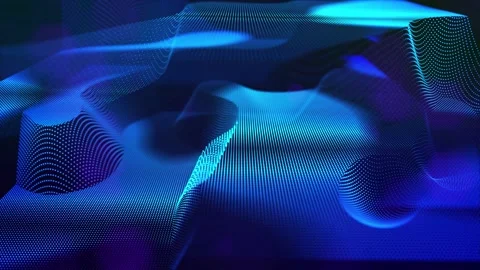 blue data flow 3d bg as digital space. B... | Stock Video | Pond5