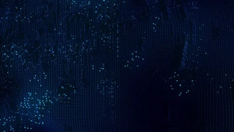 Blue digital data floating in three dime... | Stock Video | Pond5