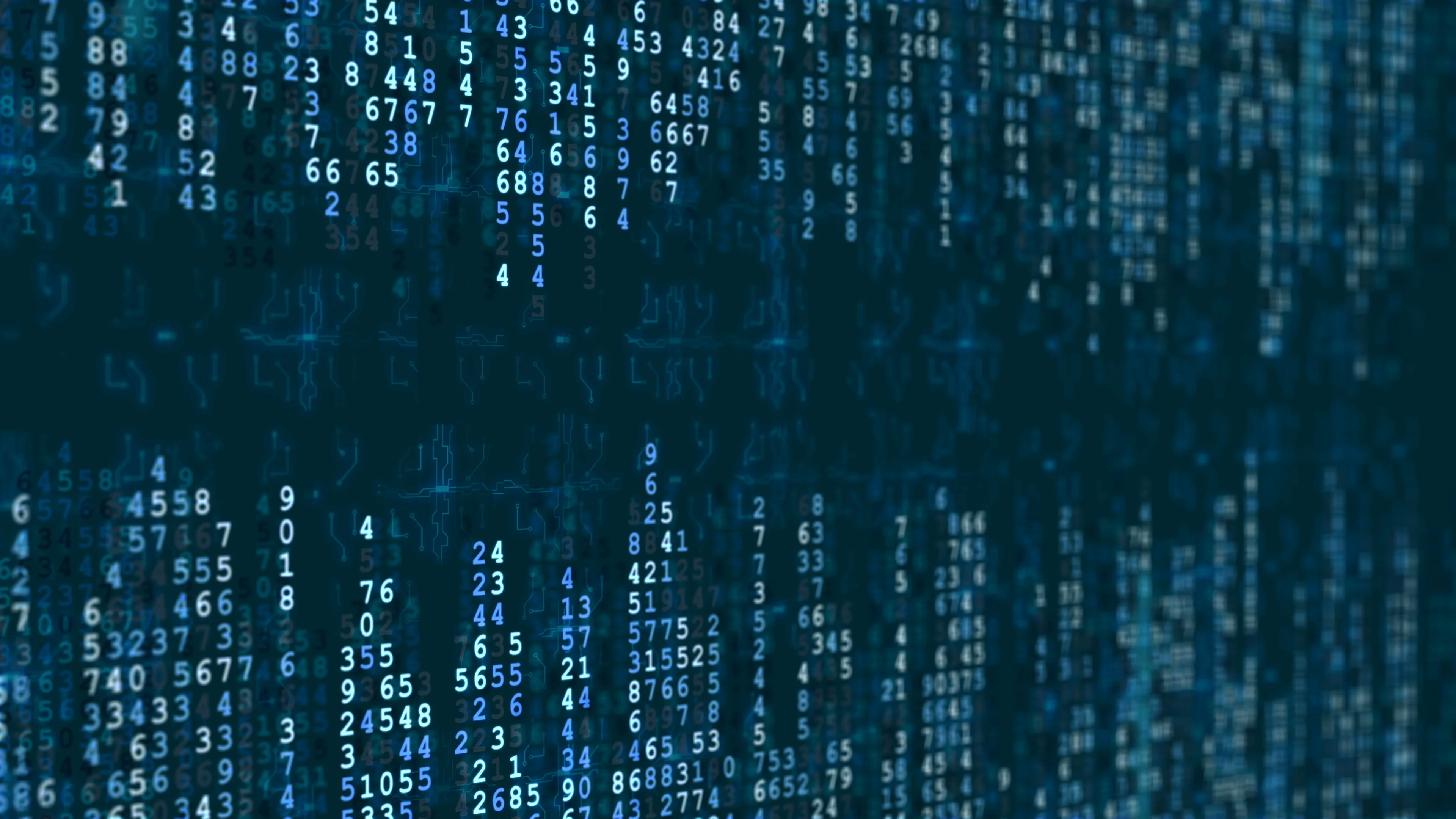 Animated Blue Matrix Wallpaper