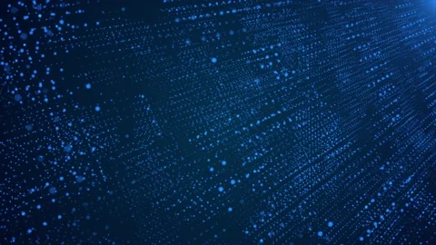 blue Digital Dots looped technology Back... | Stock Video | Pond5