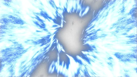 Blue energy , VFX Cut, Transition effect... | Stock Video | Pond5