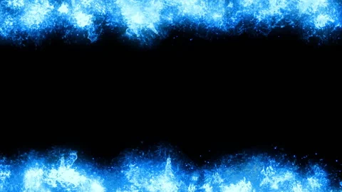 blue explosion shine fire particle loop ... | Stock Video | Pond5