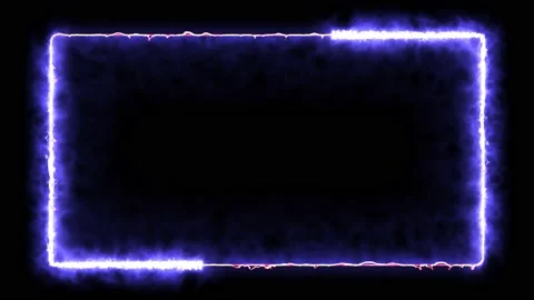 blue fire effect frame animation. | Stock Video | Pond5