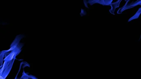 blue Fire flame loop animation | Stock Video | Pond5