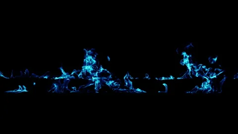 Blue Flame Loop Stock Footage ~ Royalty Free Stock Videos | Pond5