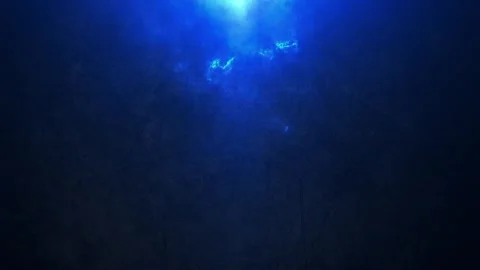 Blue flame. Movement of energy (mysterio... | Stock Video | Pond5
