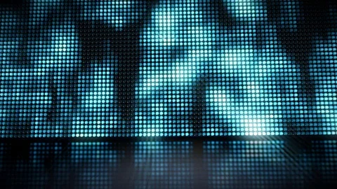 Blue Flame Wall Looping Animation | Stock Video | Pond5