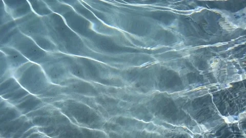 Blue floating face mask cover and bikini... | Stock Video | Pond5