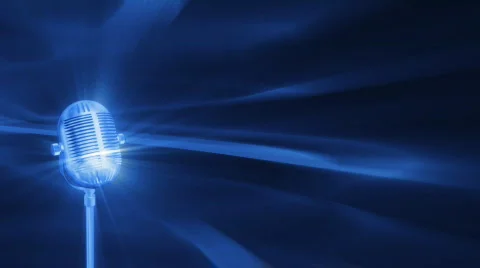 Blue FX Background with rotating vintage... | Stock Video | Pond5