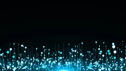 Blue glitter sparkles animation on black... | Stock Video | Pond5