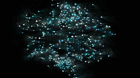 Blue glitter texture 4k animation. Backd... | Stock Video | Pond5