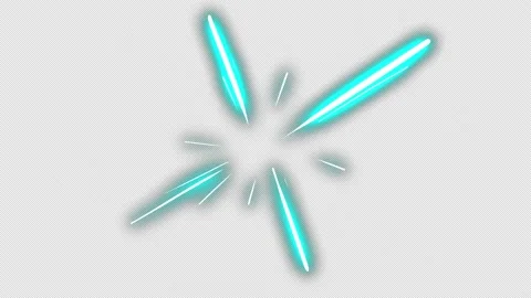 Blue glow Sparks animation on a black sc... | Stock Video | Pond5