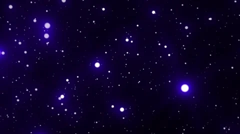 Blue Glowing Spheres Stars Starfield Loo... | Stock Video | Pond5