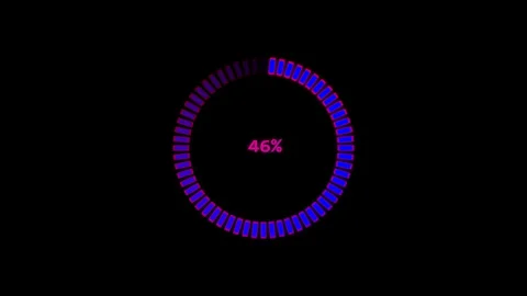 Circular Progress Bar Stock Video Footage | Royalty Free Circular ...