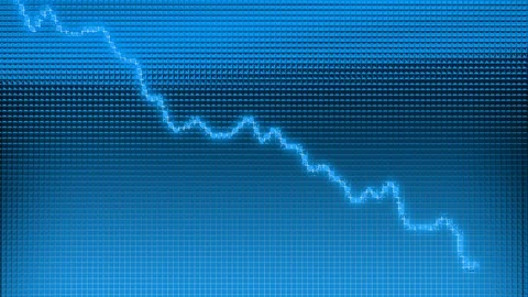 Down Graph Animation Stock Video Footage | Royalty Free Down Graph ...