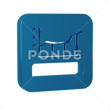 Blue Graph, schedule, chart, diagram, infographic, pie graph icon ...