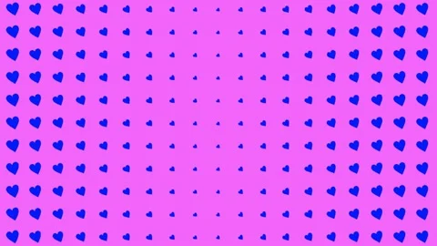 Blue Heart shape Moving wave animation m... | Stock Video | Pond5