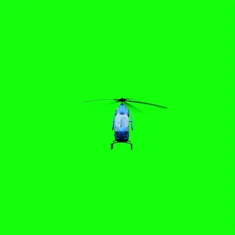 Blue helicopter animation. Realistic ref... | Stock Video | Pond5